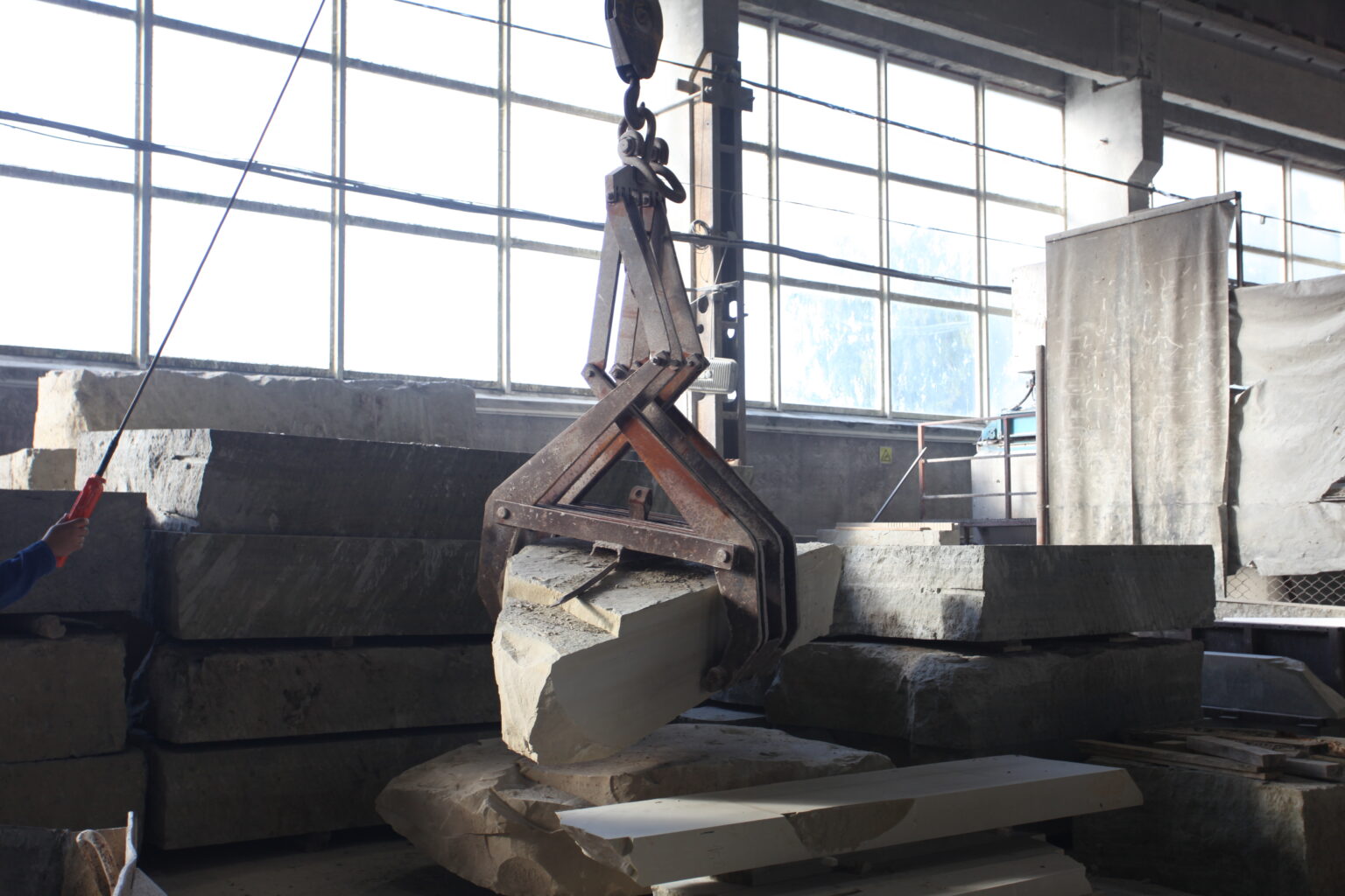Natural stone processing - limestone